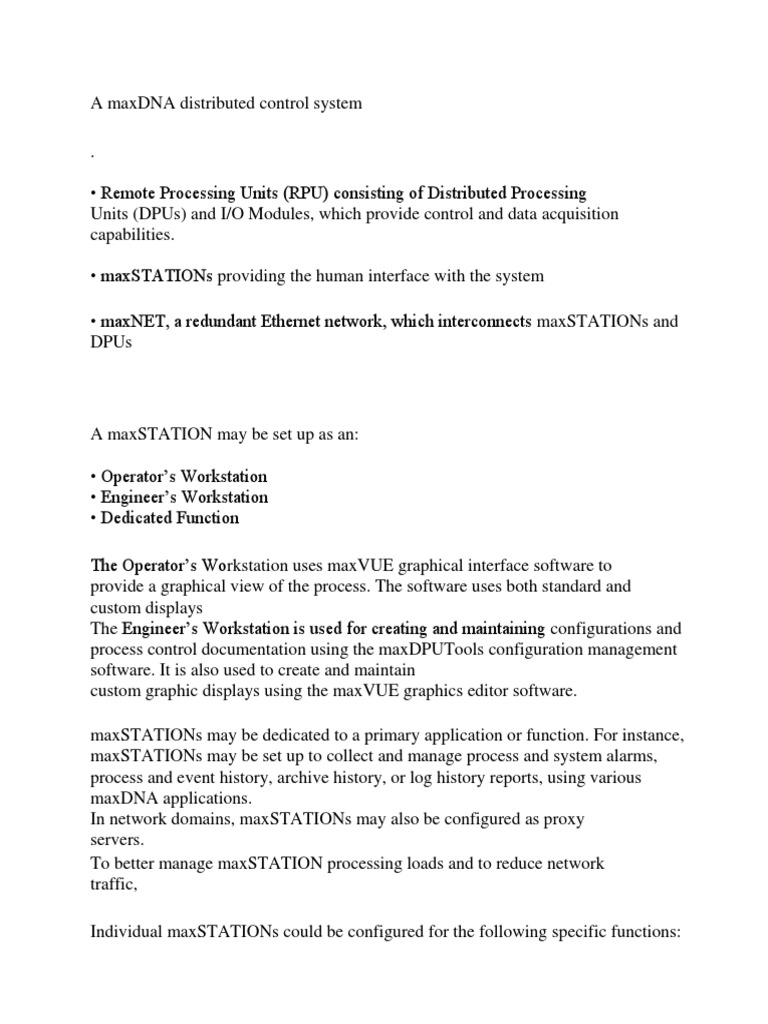 A MaxDNA Distributed Control System | PDF | Input/Output | Windows Registry