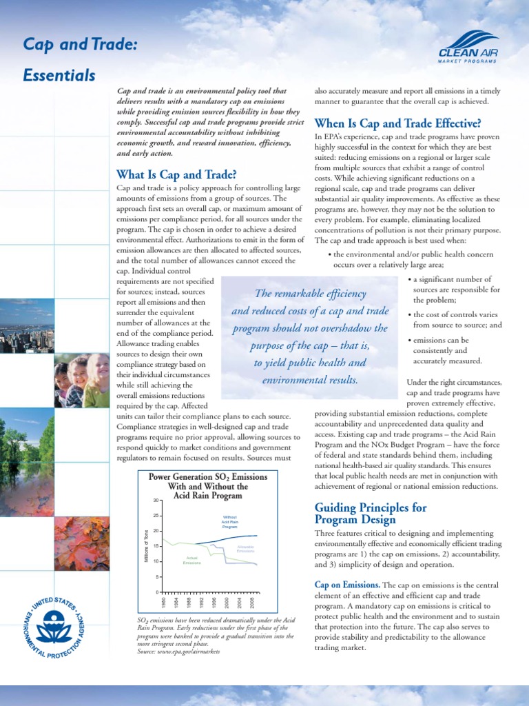 Cap and Trade: Emission Control Basics | PDF