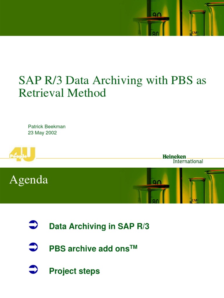 SAP R3 Archiving With PBS | PDF | Database Index | Databases