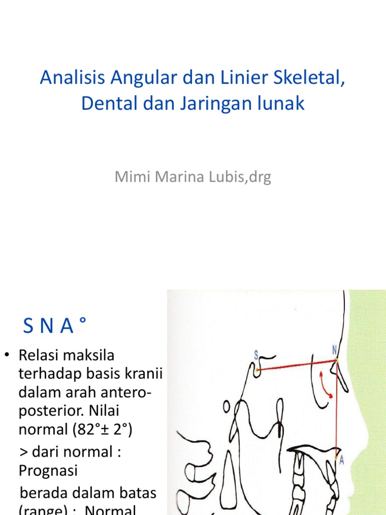 Analisis Angular Dan Linier Skeletal, Dental Dan | PDF