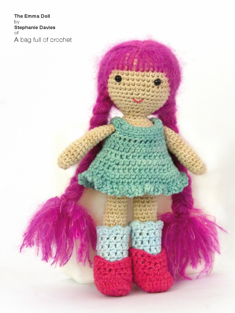 The Emma Doll Crochet Pattern | PDF | Crochet | Surgical Suture