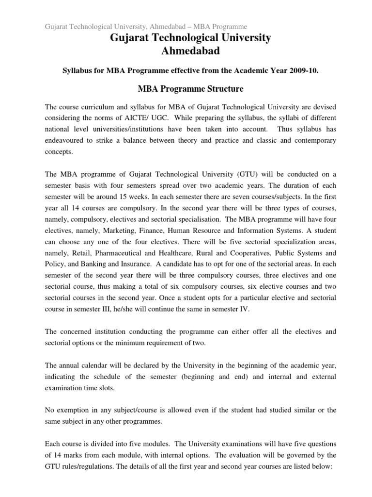 MBA Syllabus GTU | PDF | Fiscal Multiplier | Monopoly