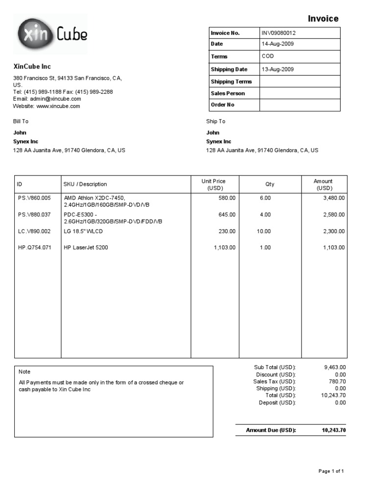Invoice Template | Invoice | Payments
