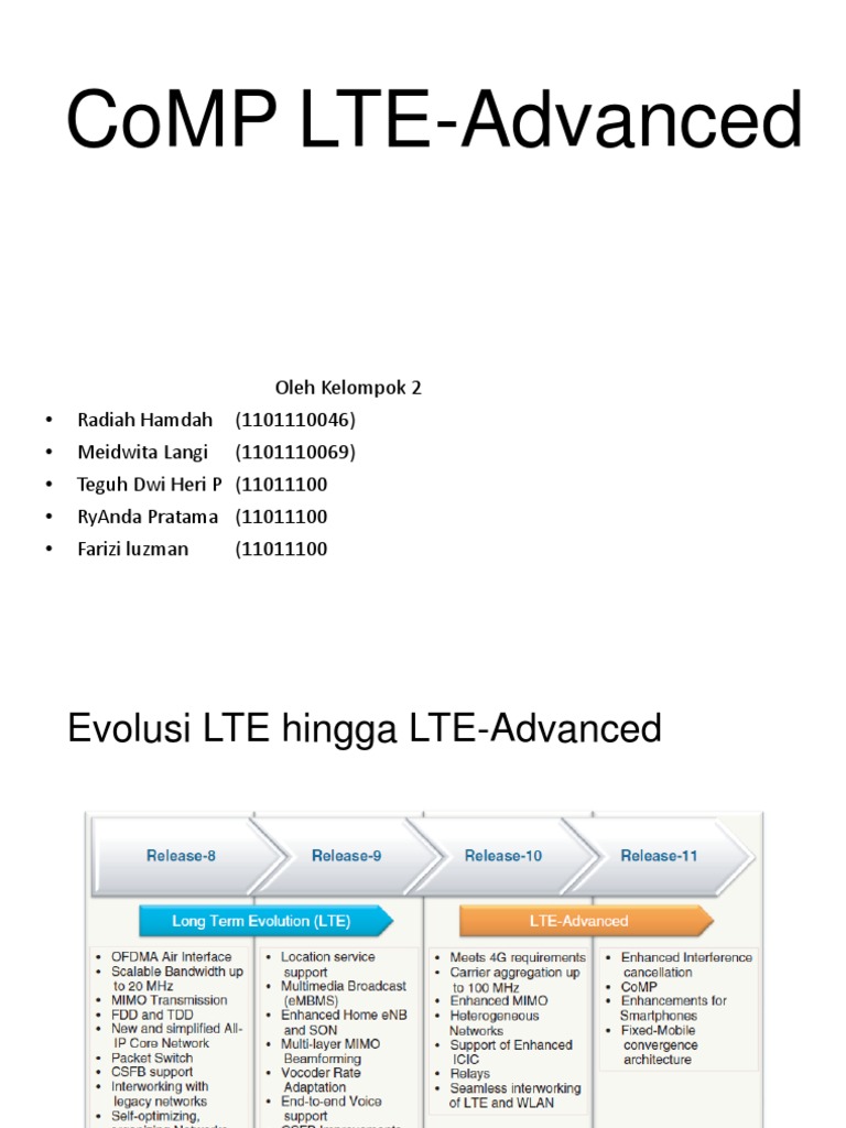 CoMP LTE | PDF | Lte Advanced | Radio Resource Management