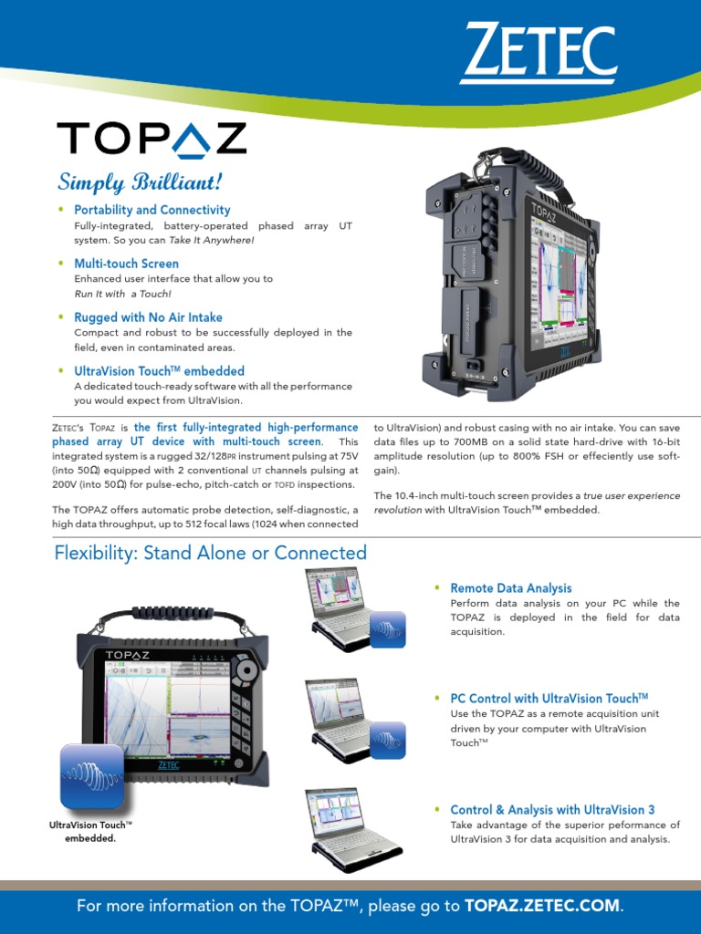 Topaz Datasheet | PDF | Solid State Drive | Personal Computers