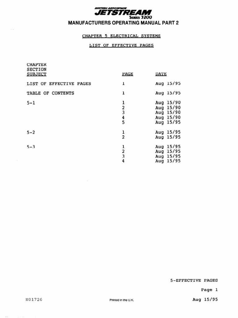 05 Electrical System ATA 24 | PDF