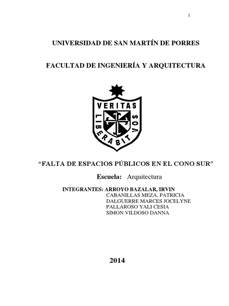 Espacios Públicos en el Cono Sur | PDF | Lima | Ciudad