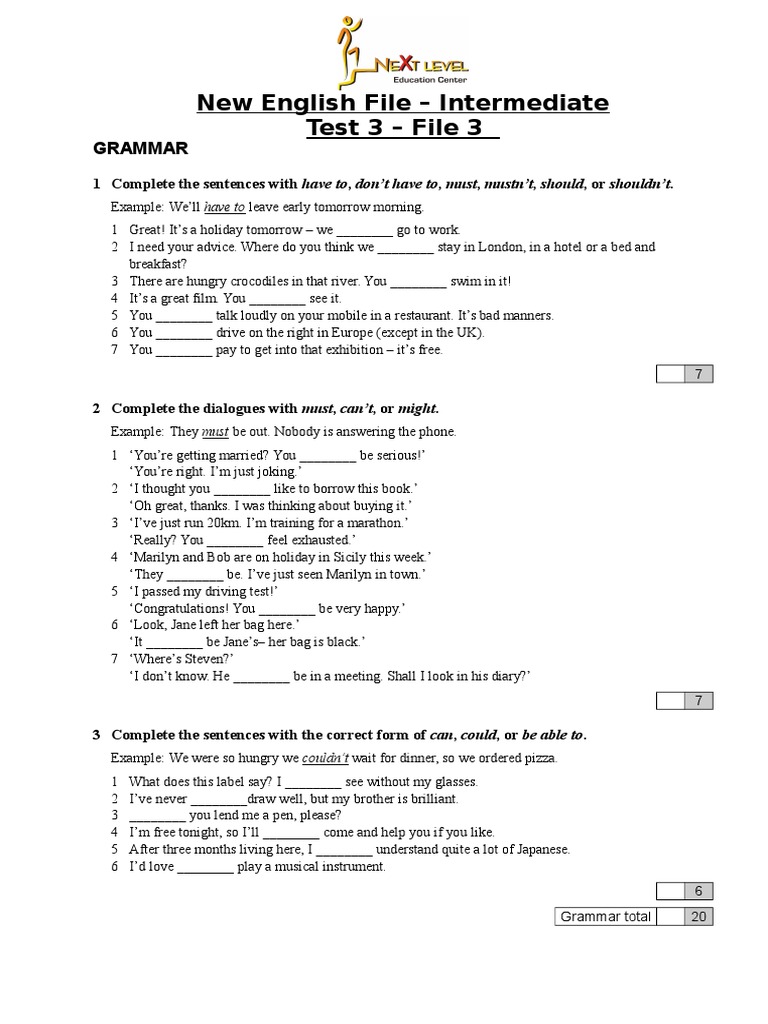Intermediate 3 | PDF