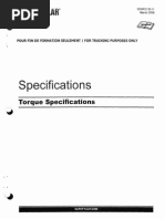 Cat General Torque Specifications | PDF | Nut (Hardware) | Screw