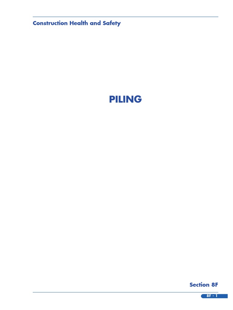 BRE Piling | PDF | Deep Foundation | Drilling Rig