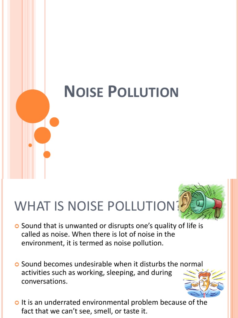 Noise Pollution | PDF | Pollution | Nature