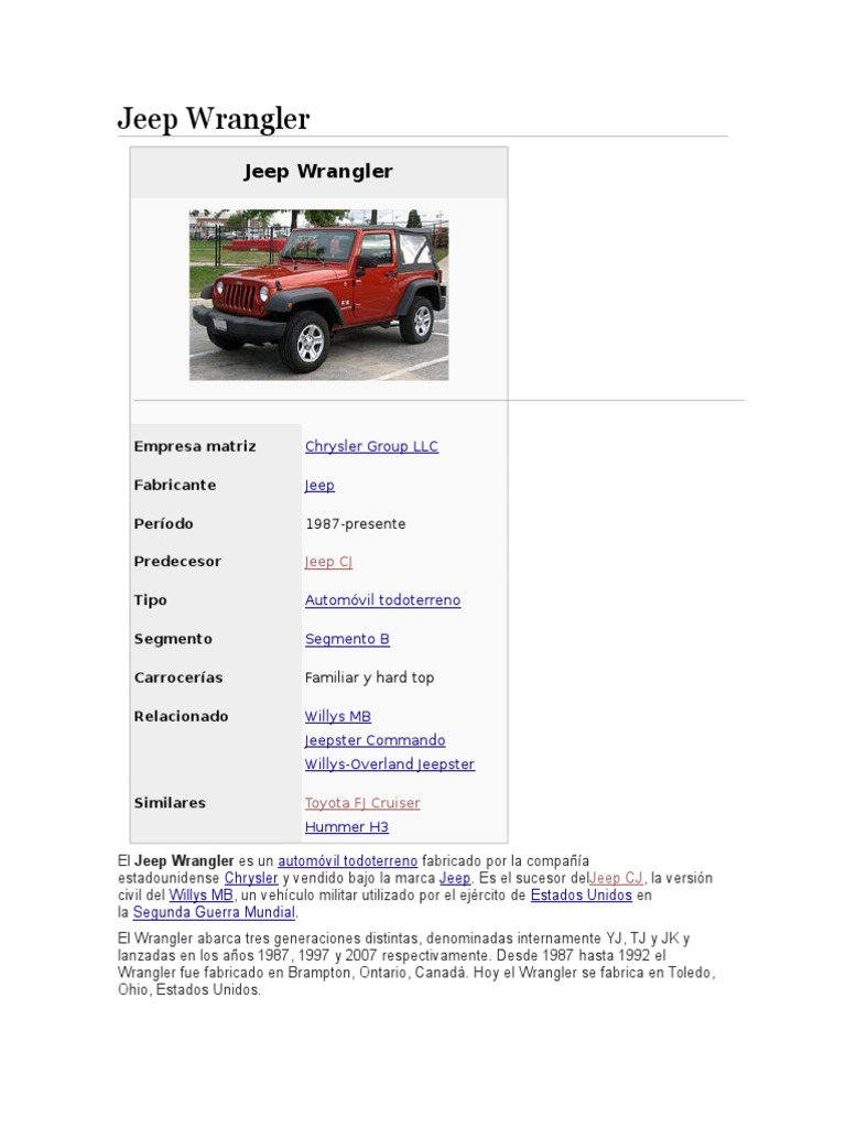 Jeep Wrangler | PDF