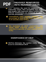 Continuously Reinforced Concrete Pavement (CRCP) Design and ...