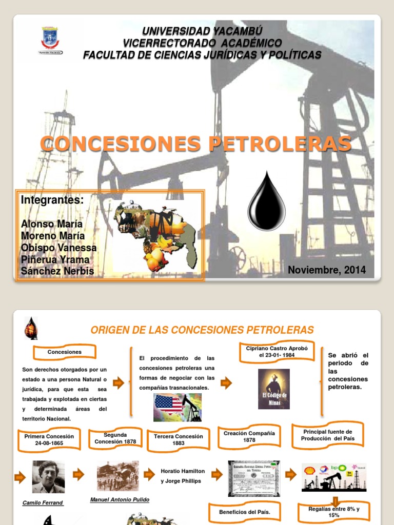 Consecuencias Concesiones Petroleras | PDF | Venezuela | Petróleo