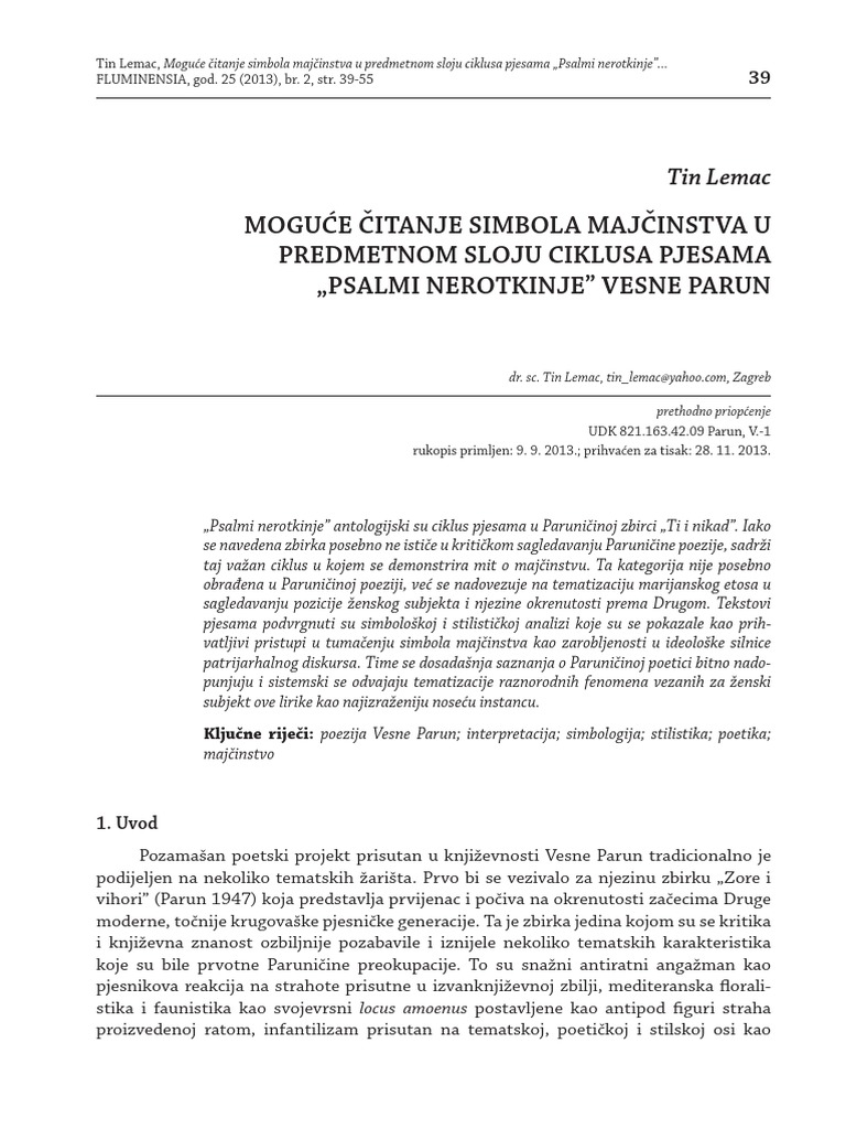 Vesna Parun | PDF