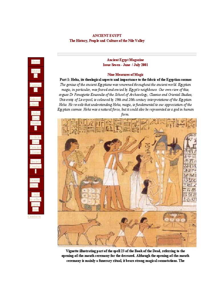 Heka 101 | PDF | Magic (Paranormal) | Isis