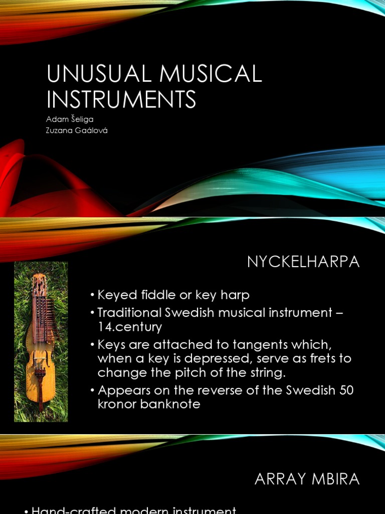 Unusual Musical Instruments | PDF