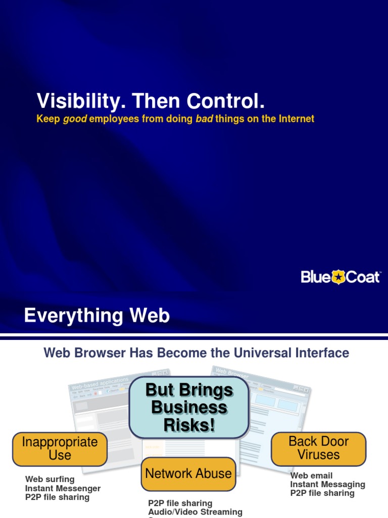 Bluecoat | PDF | Proxy Server | Instant Messaging