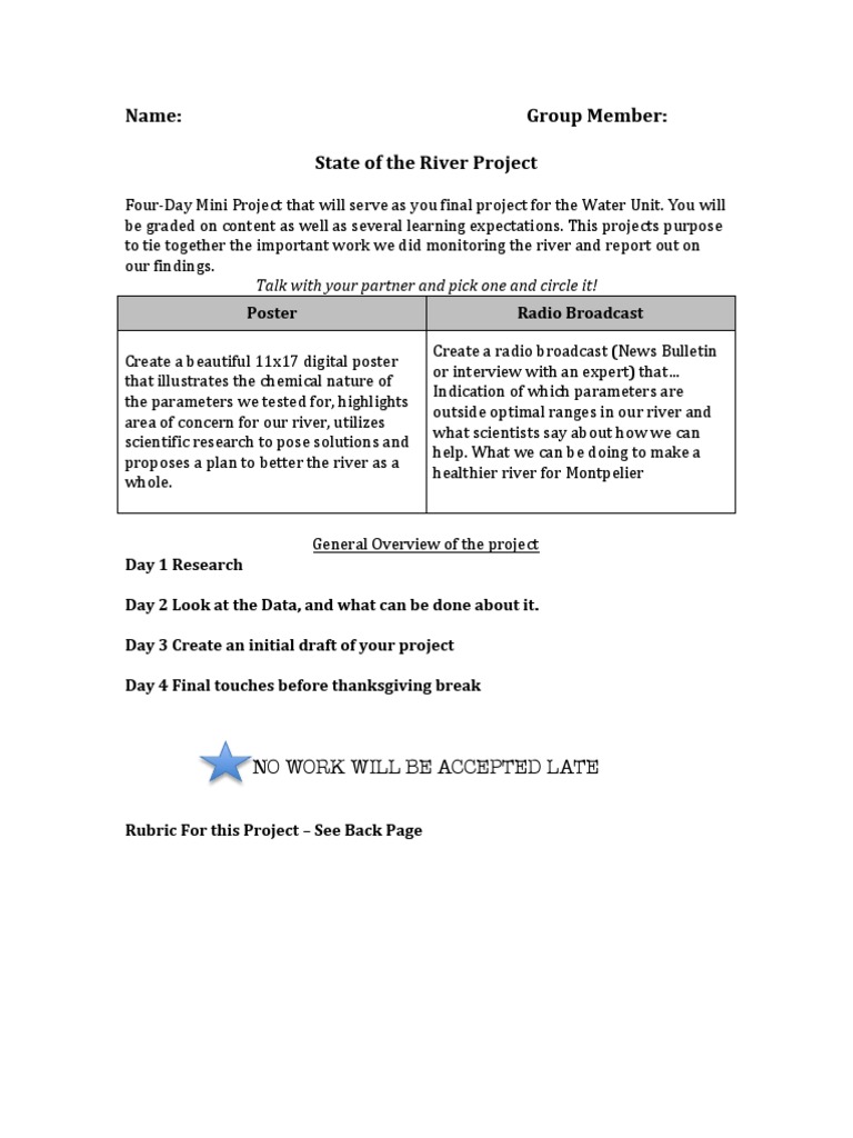 State of the River Project Guide | PDF | Cognitive Science | Semiotics
