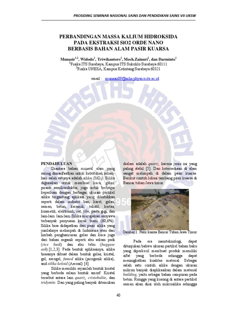 Metode Alkali Fusion | PDF