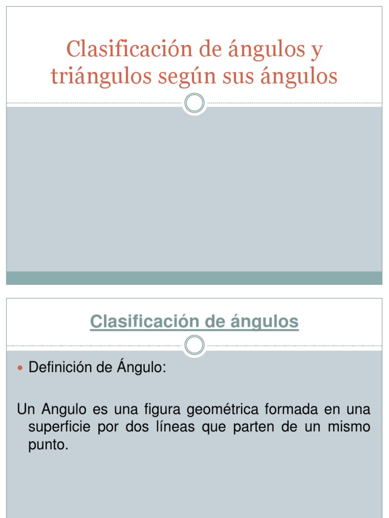 Teoria Angulo | PDF