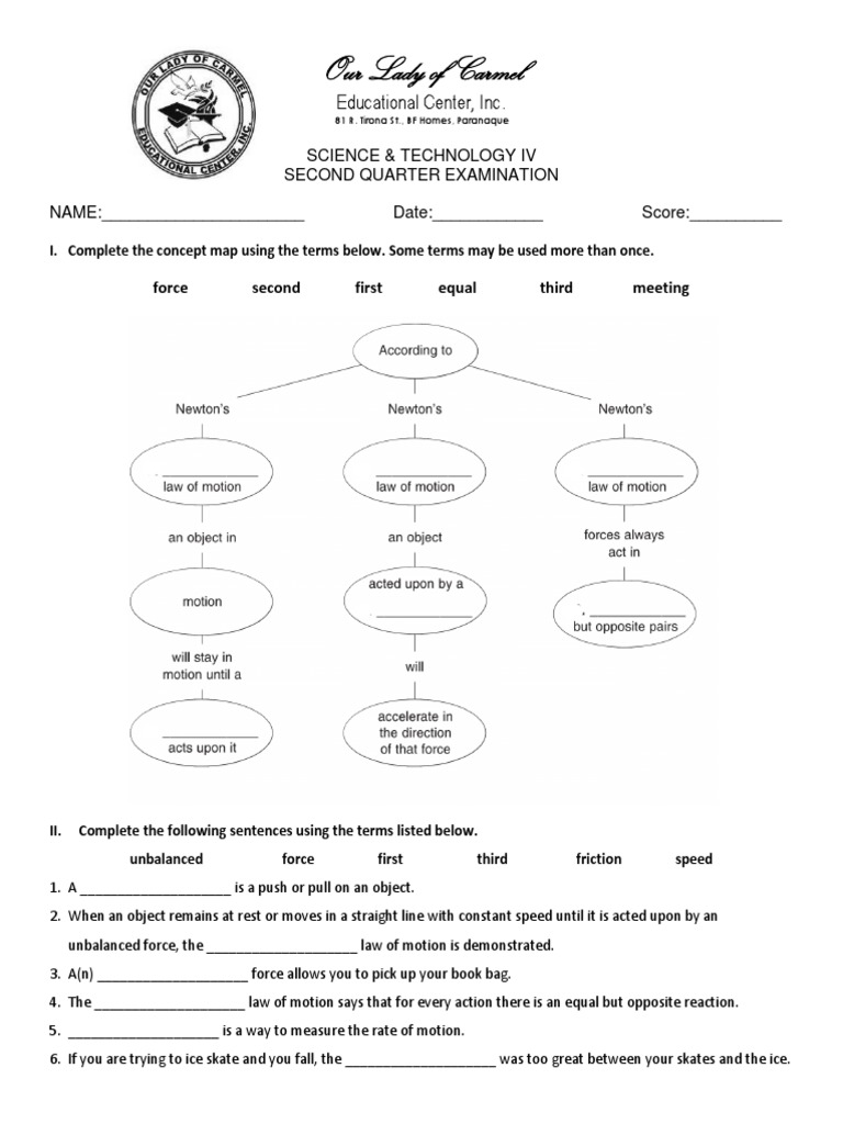 2nd Quarter Exam Physics | PDF | Acceleration | Velocity