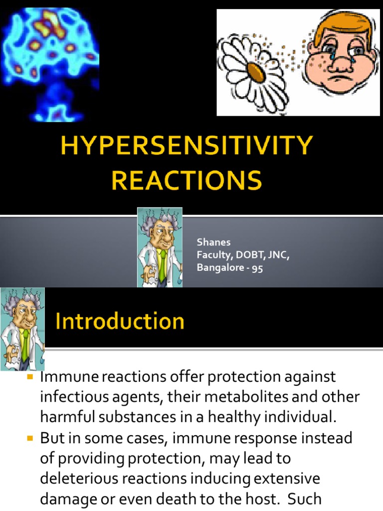 Hypersensitivity Reactions | PDF | Allergy | Immune System
