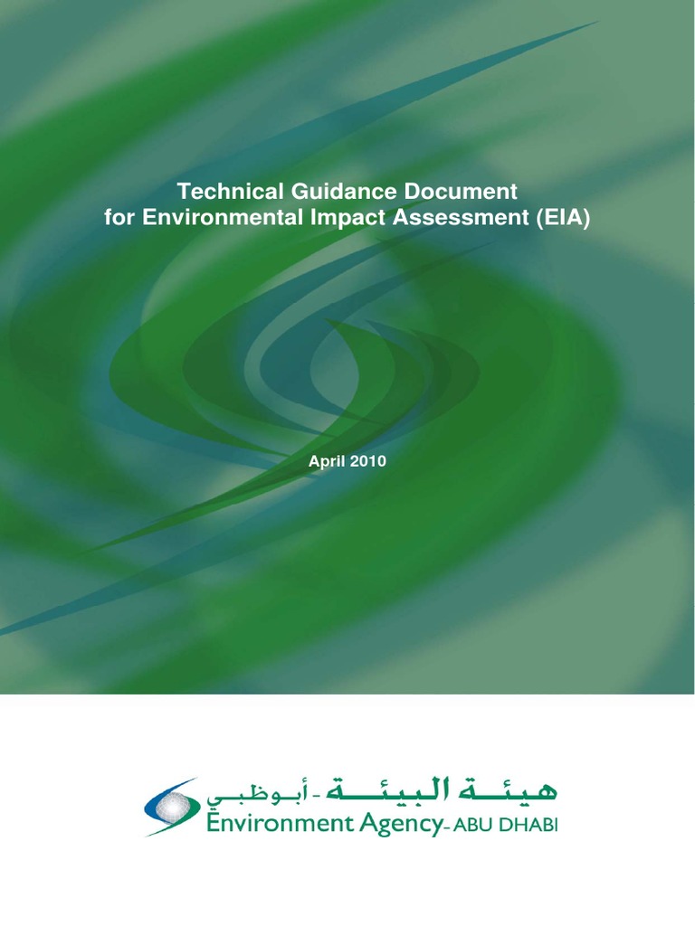 EIA Technical Guidelines - Abu Dhabi | PDF | Environmental Impact Assessment | Emergency Management