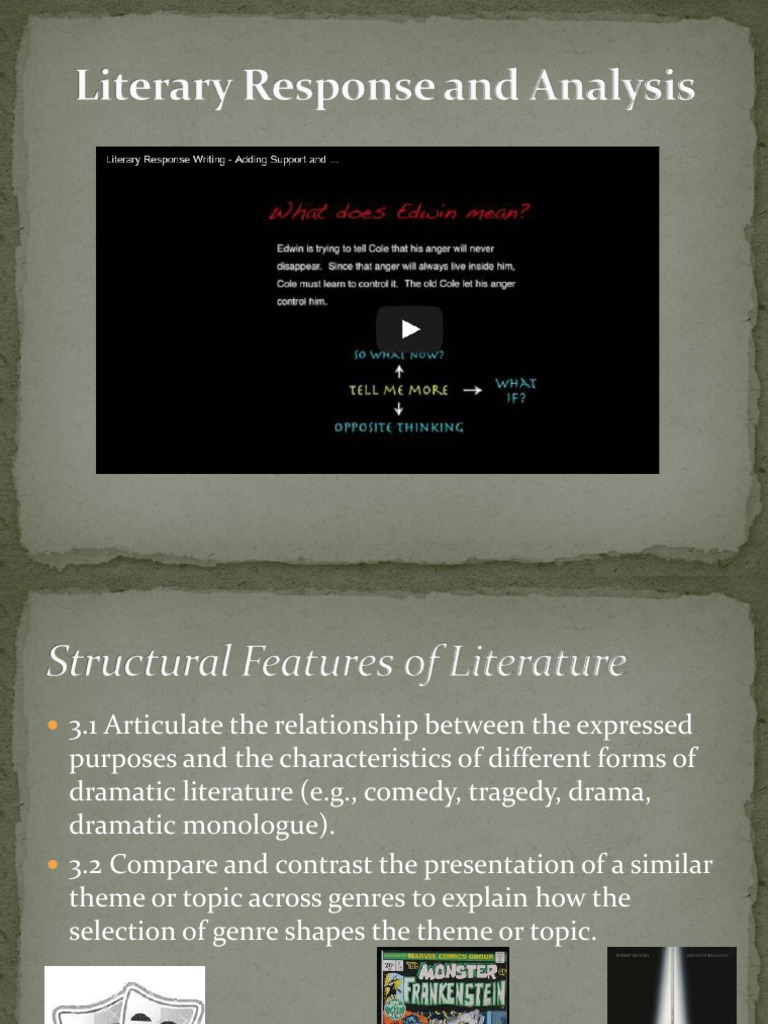Literary Response and Analysis | PDF