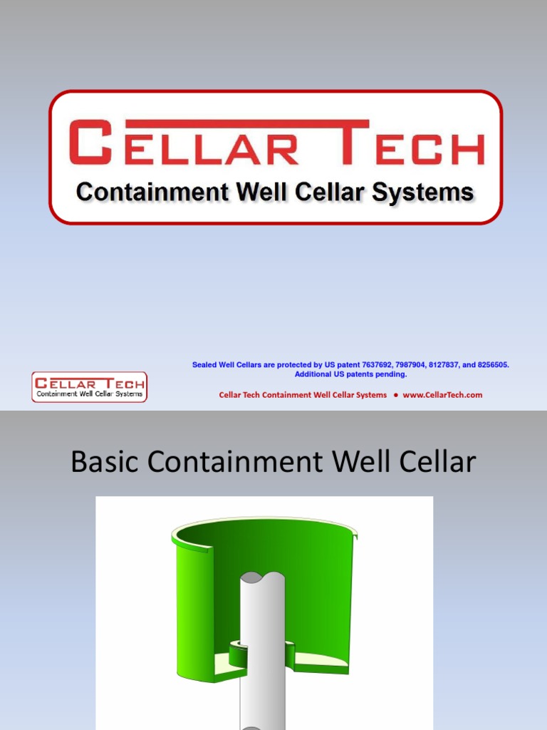 Cellar Tech Well Cellar Presentation | PDF | Basement | Drilling Rig