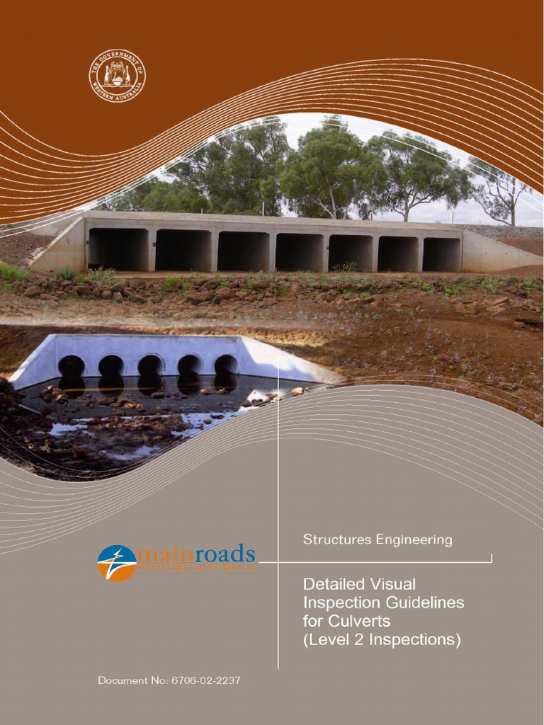 Detailed Visual Inspection Guidelines For Culverts - Rev1 | PDF ...