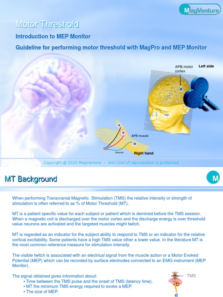 Motor Threshold | PDF | Electromyography | Microsoft Excel