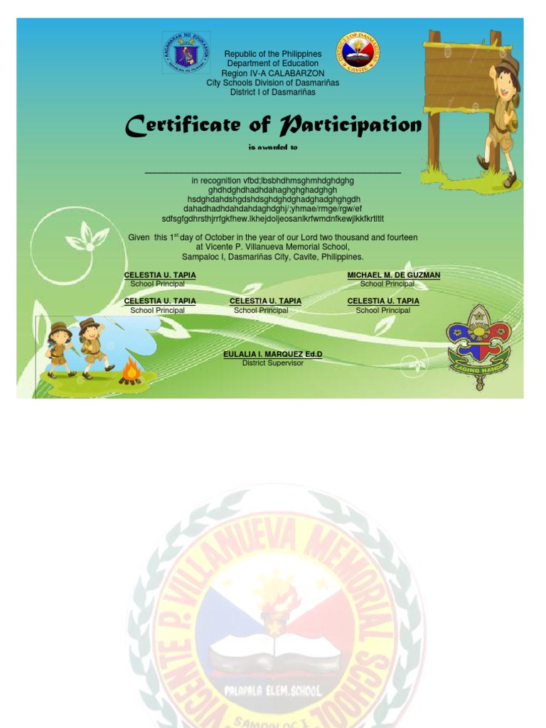 Kawan Certificate | PDF