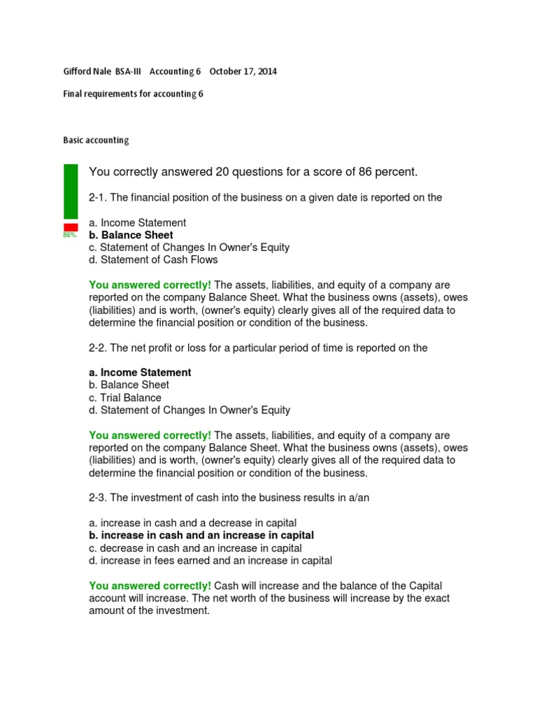 Accounting | Download Free PDF | Equity (Finance) | Sole Proprietorship