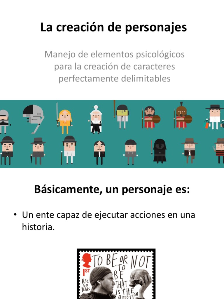 Creación de Personajes en Narrativa | PDF