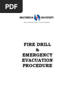 Fire Evacuation Drill Checklist | PDF | Emergency Evacuation | Disaster And Accident