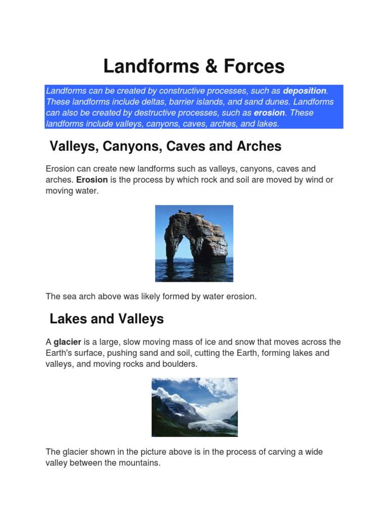 Landforms and Fossils in Greece | PDF | Sedimentary Rock | Rock (Geology)