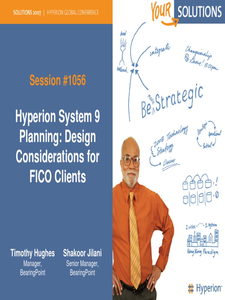 Hyperion System 9 Planning: Design Considerations For FICO Clients ...
