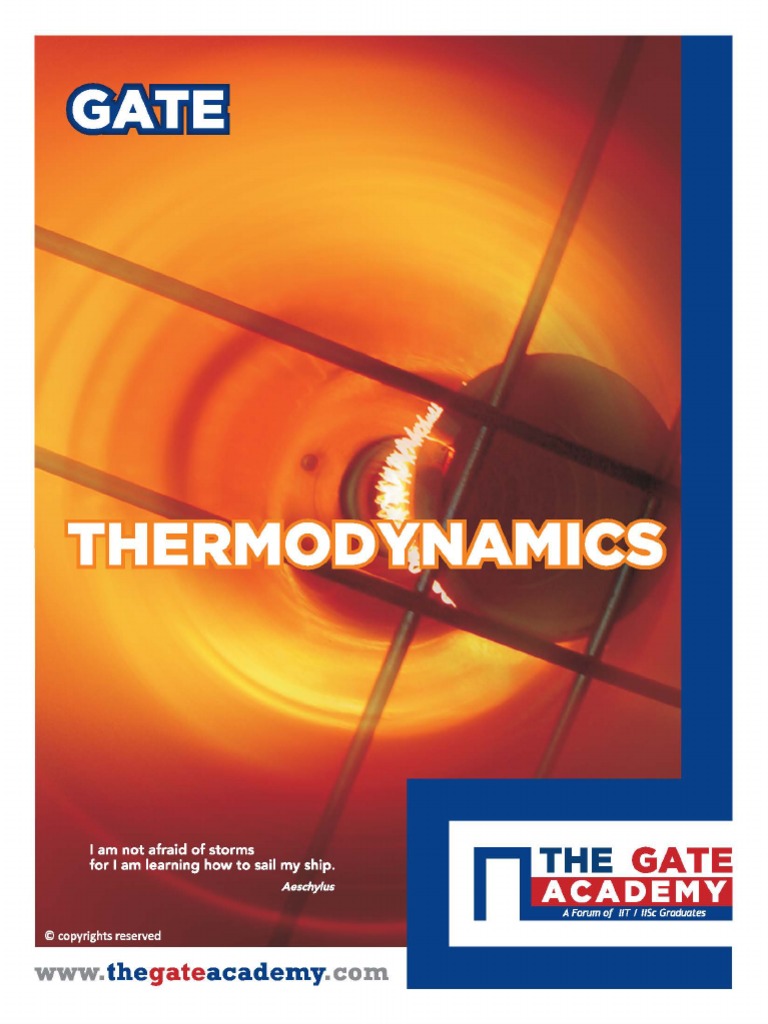GATE Thermodynamics Book | PDF | Temperature | Thermodynamics