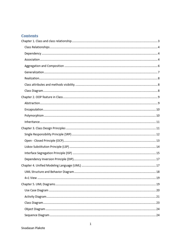 OOAD Pocket Book | PDF | Method (Computer Programming) | Inheritance (Object Oriented Programming)
