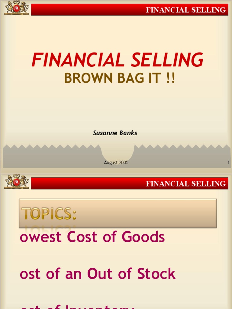 Financial Selling Strategies for Retailers | PDF | Gross Margin | Retail