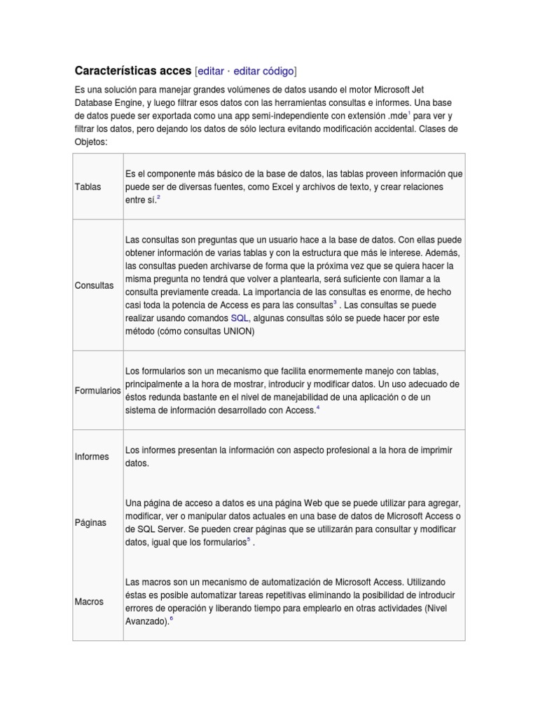 Caracteristicas de SGDB | PDF | Base de datos Oracle | Oracle Corporation