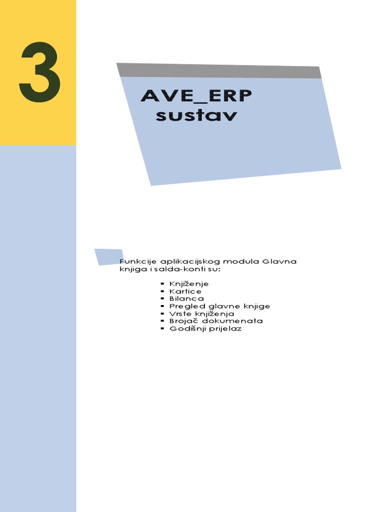 3 Glavna Knjiga I Salda Konti PDF | PDF