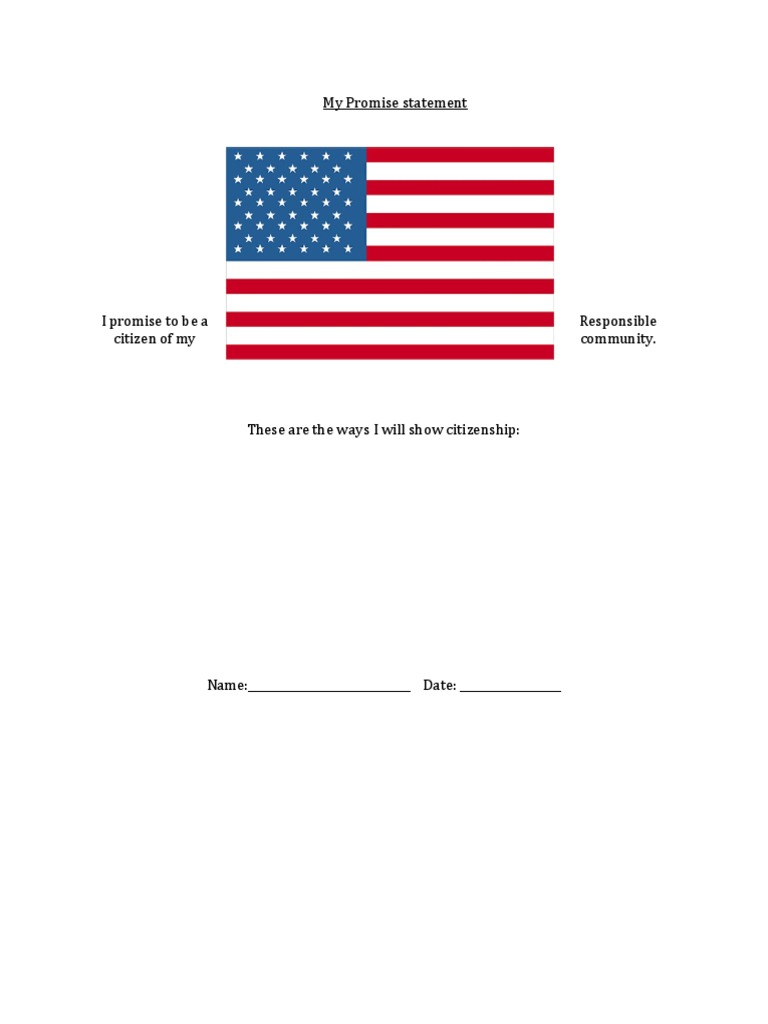 My Promise Pledge | PDF