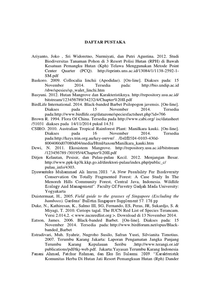 Dapus | PDF | Sains & Matematika