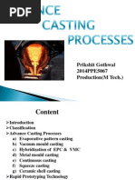 Advantages and Disadvantages of Different Casting Processes | PDF | Casting (Metalworking) | Casting