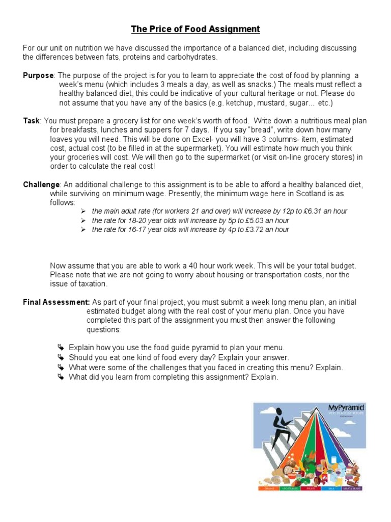 Understanding Meal Planning Costs | PDF | Wellness