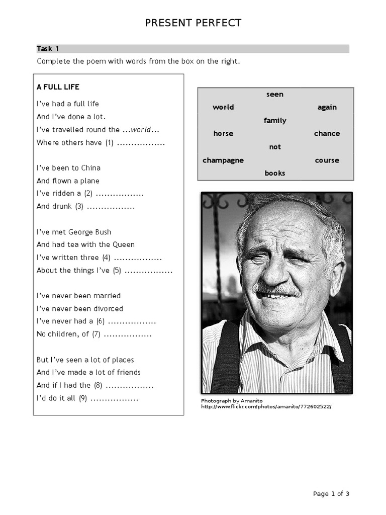 Present Perfect A2 | PDF | Perfect (Grammar) | Linguistic Typology