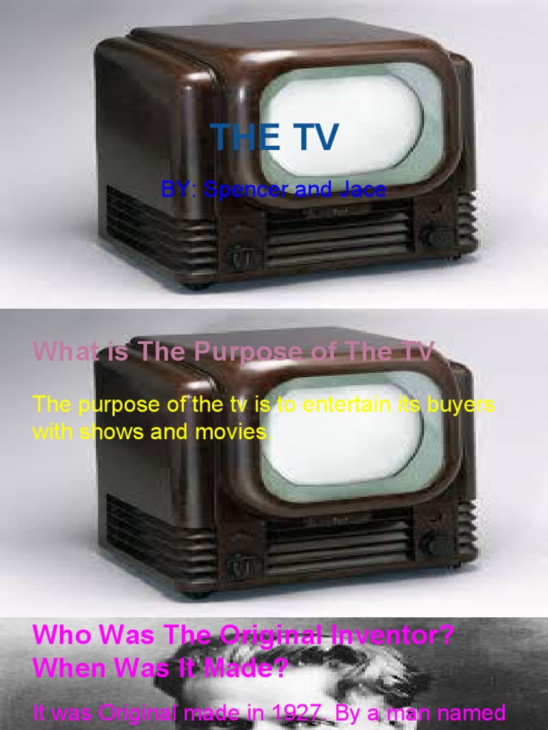 The Invention of Television in 1927 | PDF | Social Science | Home & Garden