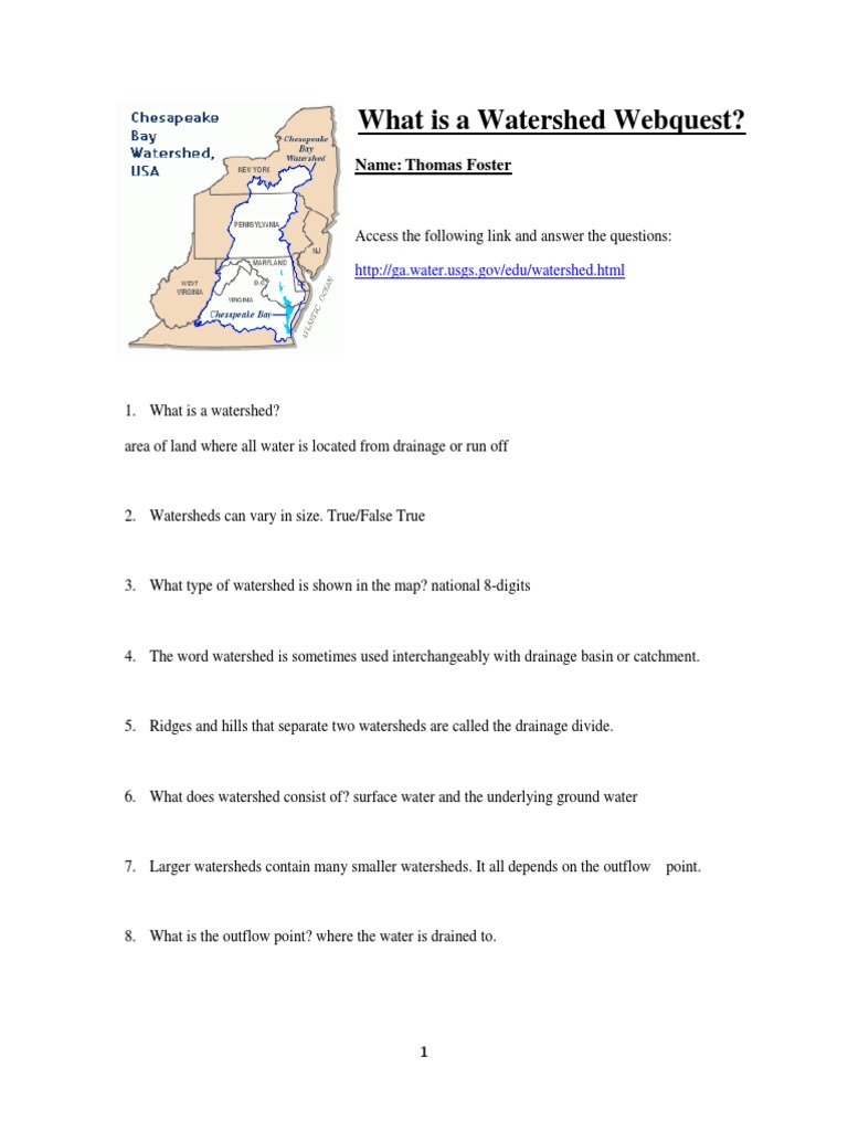 Watershed and Water Cycle Basics | PDF | Drainage Basin | Evaporation